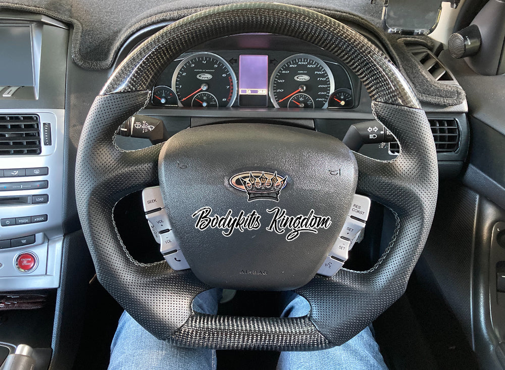 Falcon Carbon Fiber Steering Wheel - FG / FGX – bodykit kingdom