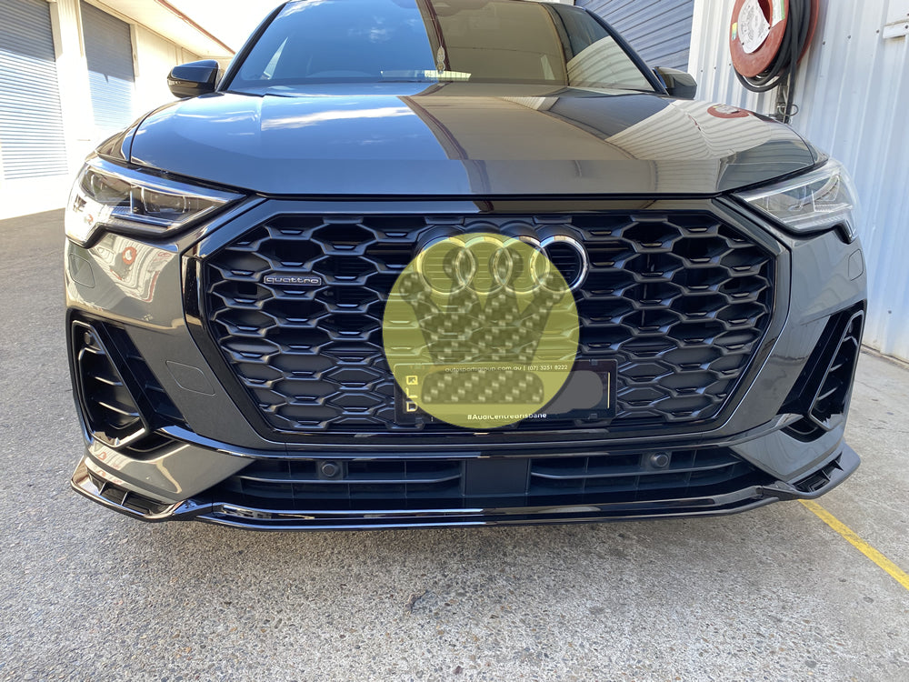 Gloss Black Front Lip - F3 Q3 – bodykit kingdom
