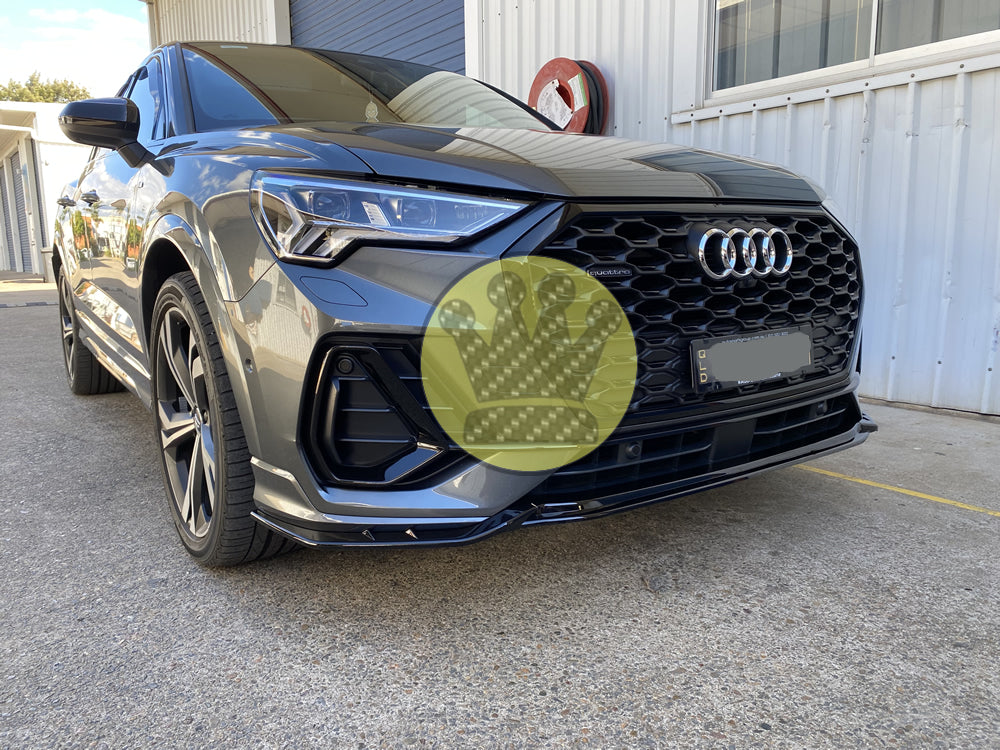Gloss Black Front Lip - F3 Q3 – bodykit kingdom