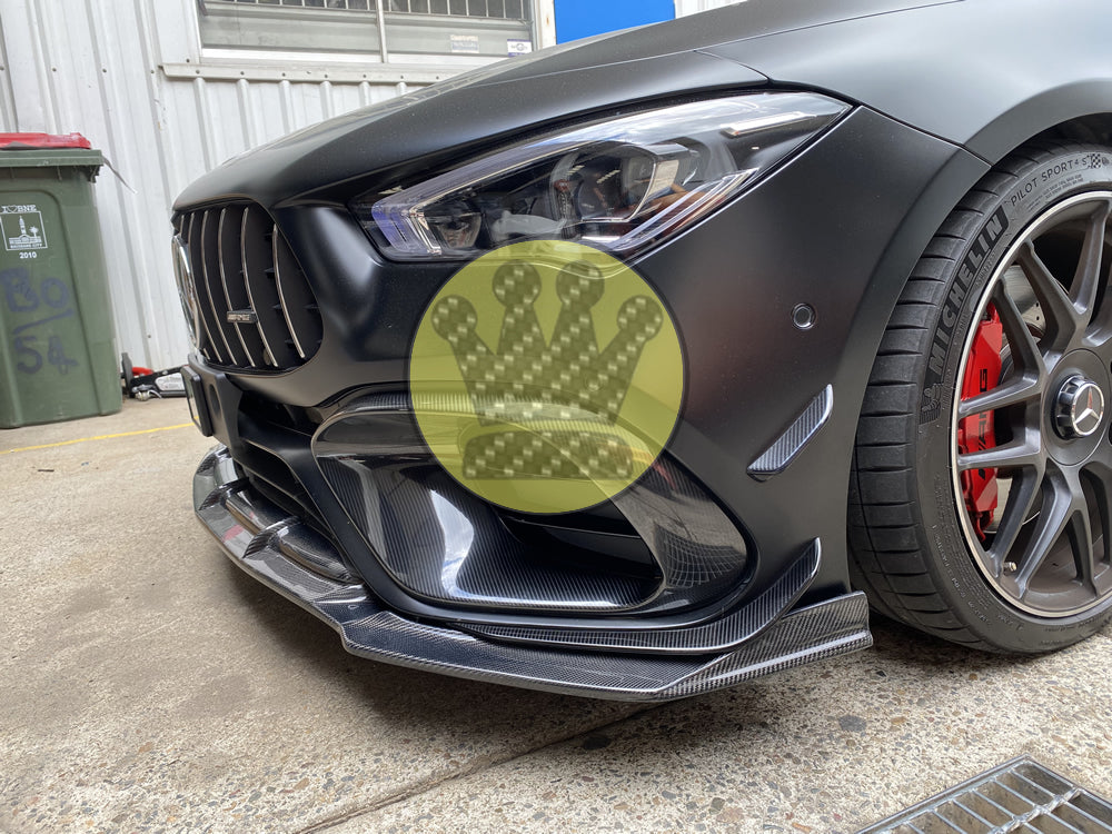 Carbon Fiber Front Lip - CLA45s W118 C118 – bodykit kingdom