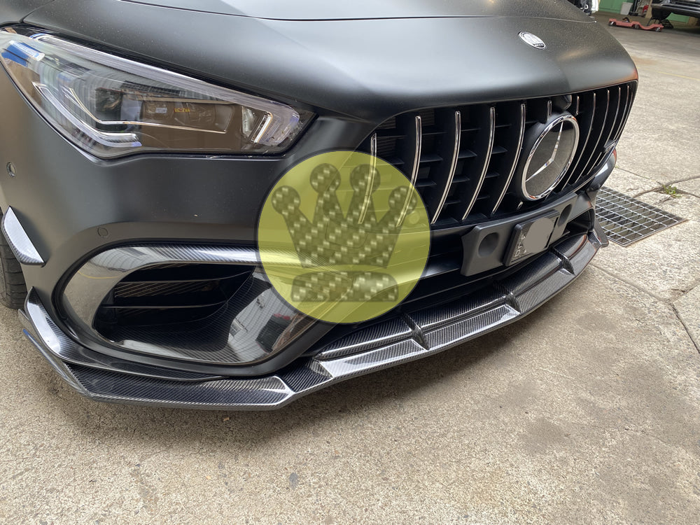 Carbon Fiber Front Lip - CLA45s W118 C118 – bodykit kingdom