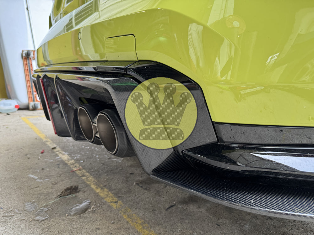 AE Design Prepregged Dry Carbon Fiber diffuser with Brake light - G82 ...