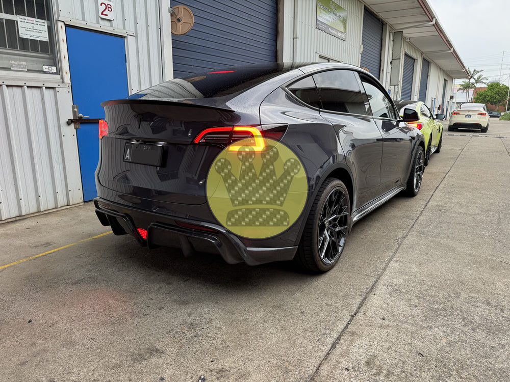 Type 1 Carbon Fiber Diffuser - Model Y – bodykit kingdom