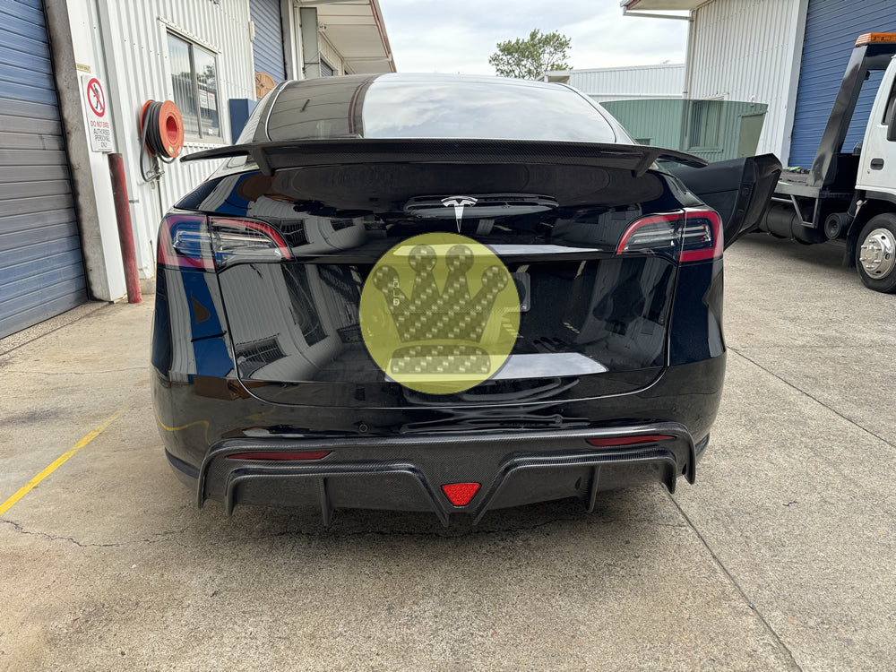 Type 1 Carbon Fiber Spoiler - Model Y – bodykit kingdom