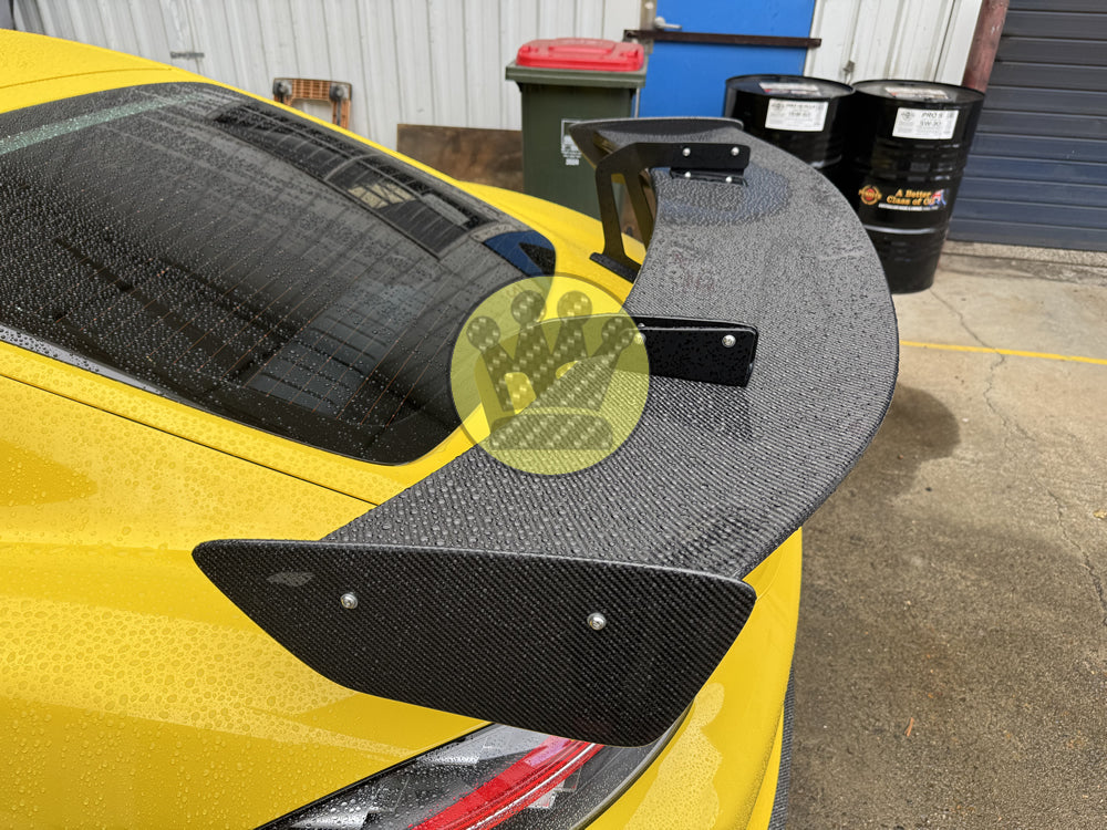 GT4 RS style Adjustable Carbon Fiber Wing - 718 982 Cayman Boxster ...