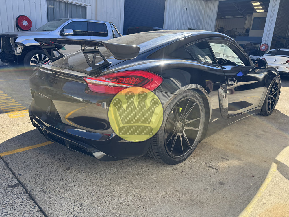 GT4 style Wing - 981 Cayman Boxster – bodykit kingdom