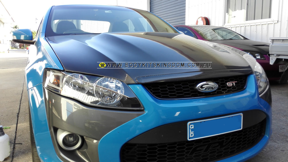 Carbon Fiber Bonnet with Garnish - FG Falcon – bodykit kingdom
