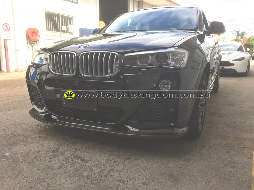 3D style Carbon Fiber Front Lip - F25 X3 F26 X4 – bodykit kingdom
