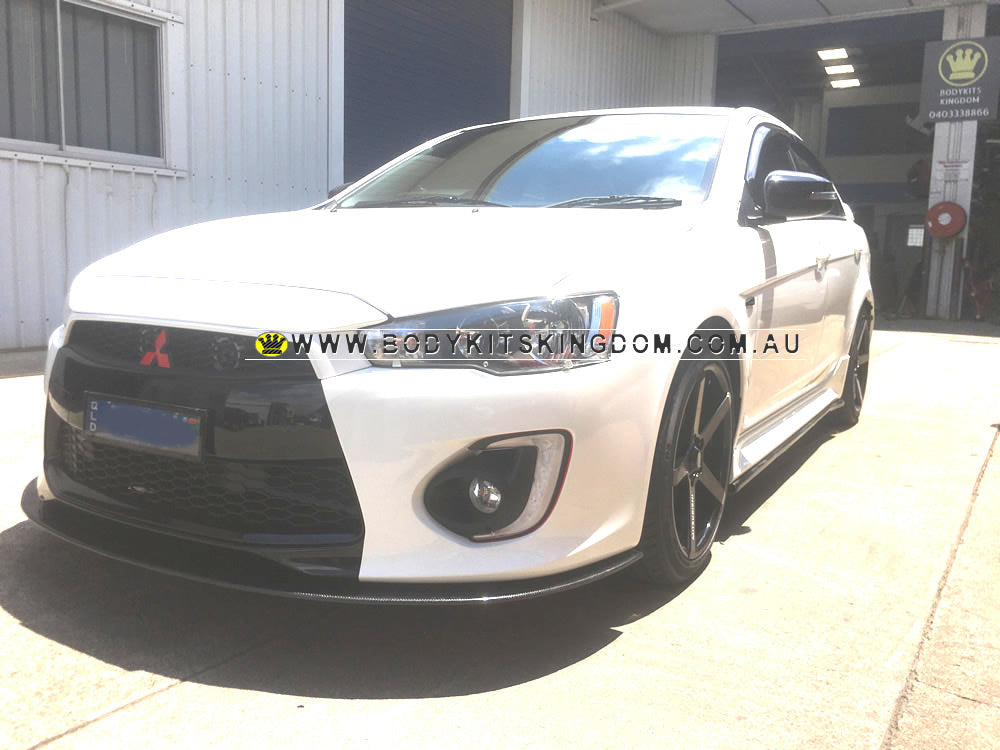 Carbon Fiber Front Lip - Lancer CF – bodykit kingdom