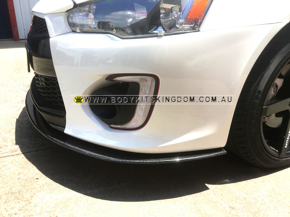Carbon Fiber Front Lip - Lancer CF – bodykit kingdom