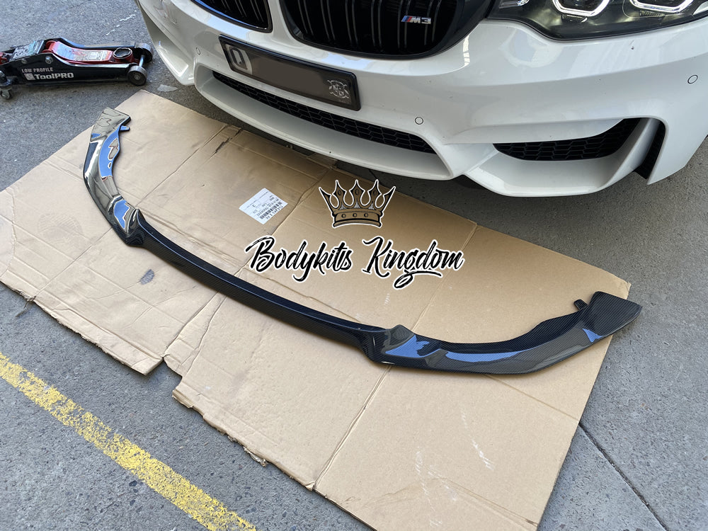 CS Style Carbon Fiber Front Lip - F80 F82 F83 M3 M4 – bodykit kingdom