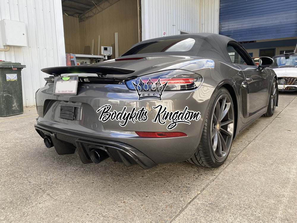 Dry Carbon Fiber Spoiler - 982 718 Boxster – bodykit kingdom